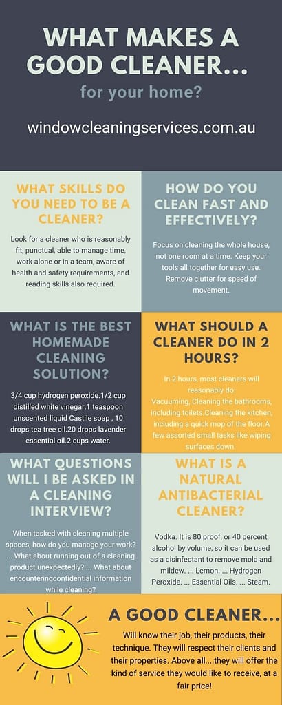 What Makes A Good Cleaner? - Window Cleaning Services